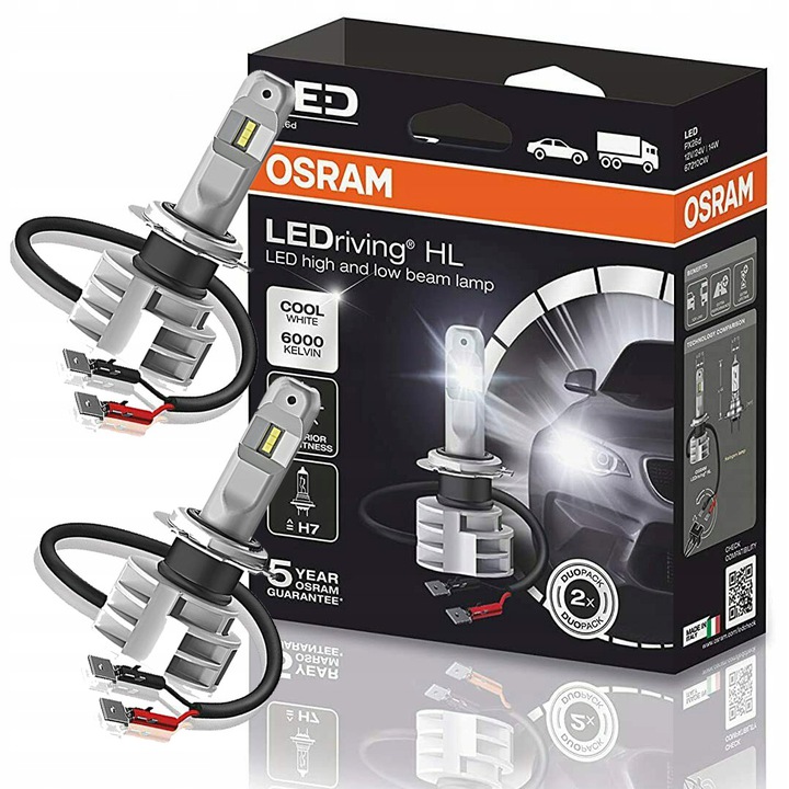OSRAM ŻARÓWKI LEDriving HL H7 GEN2 6000K RETROFIT - 10863214513 - oficjalne archiwum Allegro