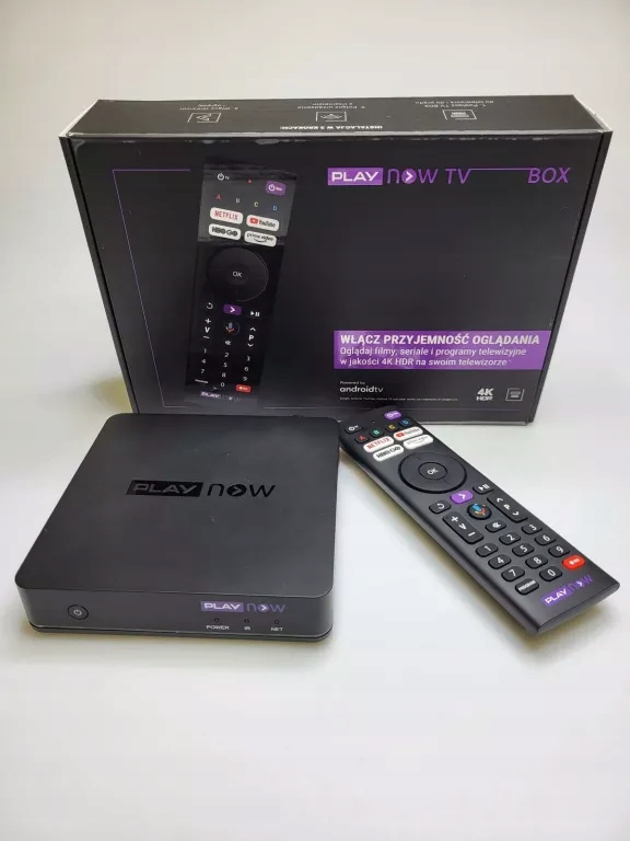 PLAY NOW TV BOX KOMPLET - 13474371425 - oficjalne archiwum Allegro