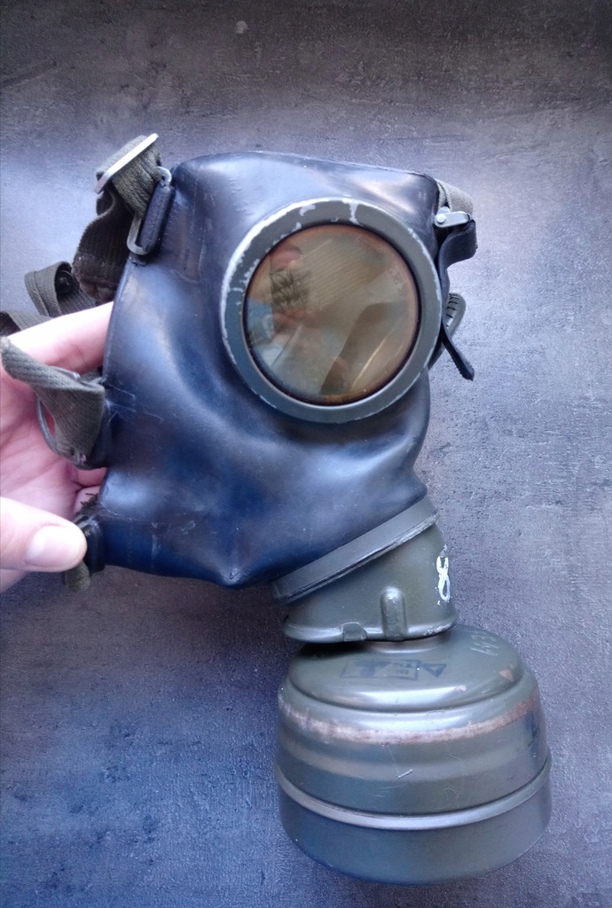 Maska przeciwgazowa GM38 Wehrmacht - 8924461873 - oficjalne archiwum Allegro