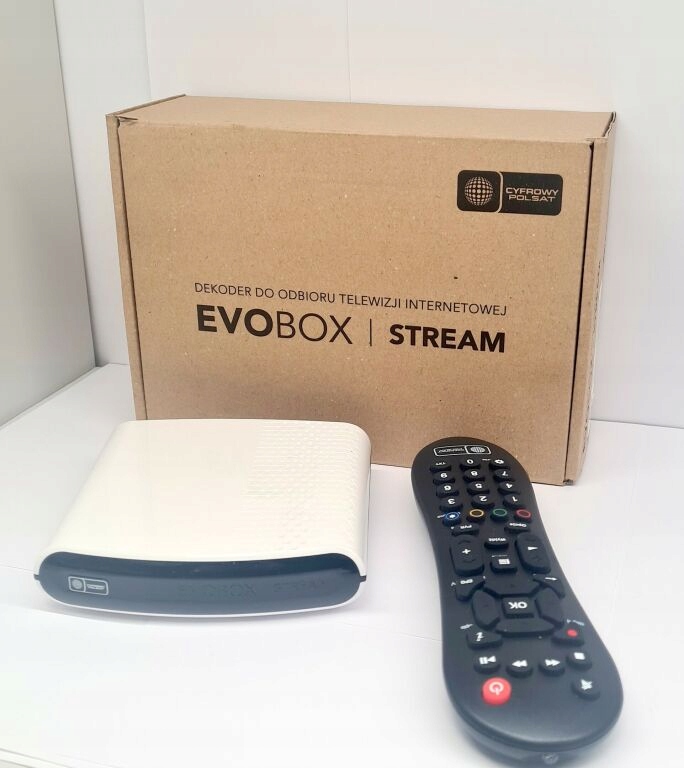 EVOBOX STREAM CYFROWY POLSAT DEKODER D46BU - 11418290737 - oficjalne archiwum Allegro