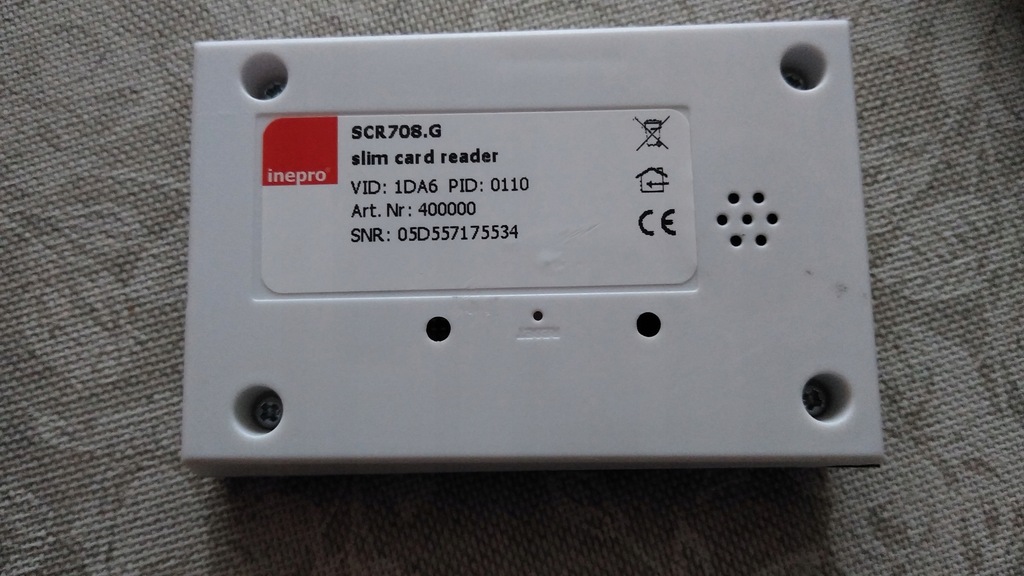 Czytnik kart USB RFID Inepro SCR708.G do Ricoh - 10797296035 ...