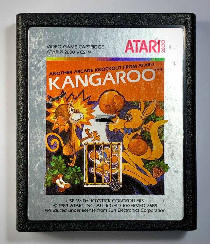 KANGAROO gra ATARI VCS 2600 7800 PAL arcade RETRO - 11402184433 ...