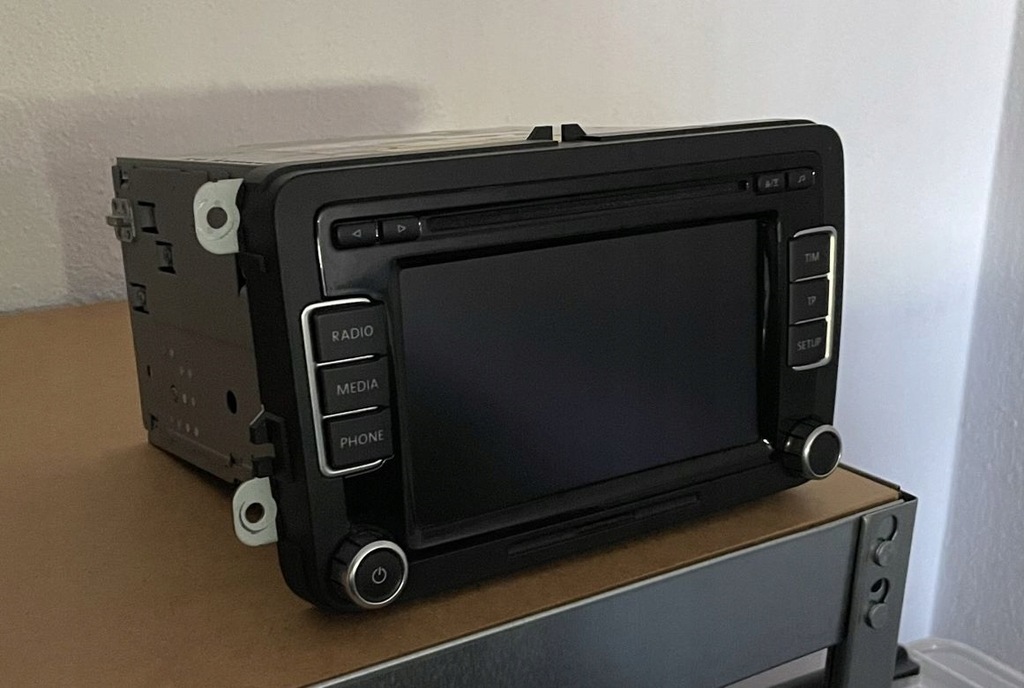 Oryginalne Radio Volkswagen VW-Nr: 3C8 035 195 - 13095973434 - oficjalne archiwum Allegro