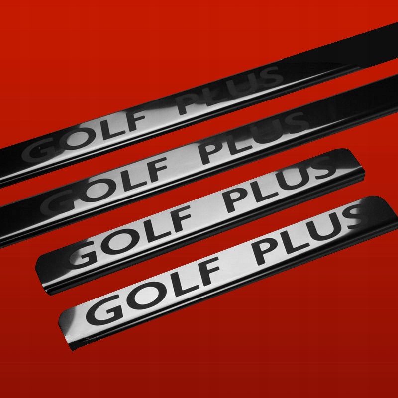 VOLKSWAGEN GOLF PLUS MK5 Nakładki progowe na progi 5 drzwi Stal ...