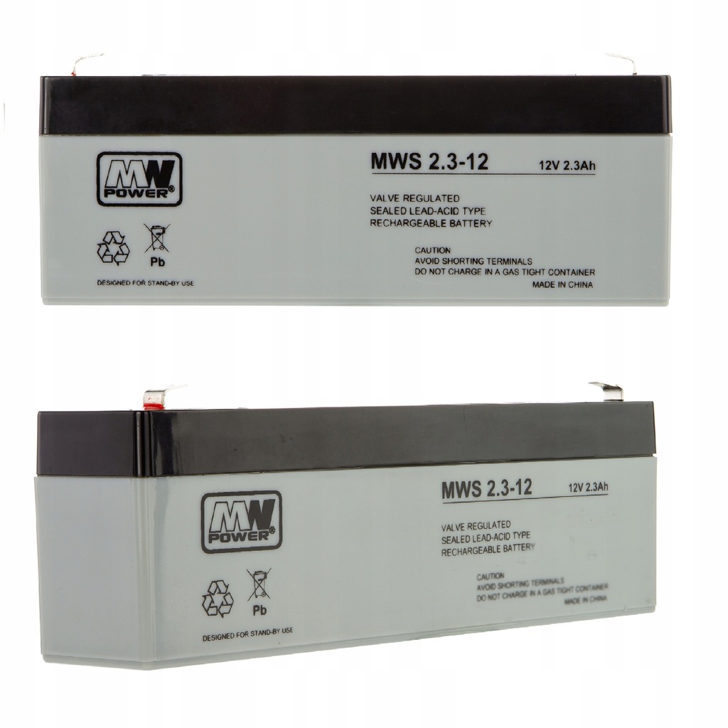 AKUMULATOR ALARM AUTOMATYKA 12V 2,3Ah MWS - 11799960735 - oficjalne archiwum Allegro