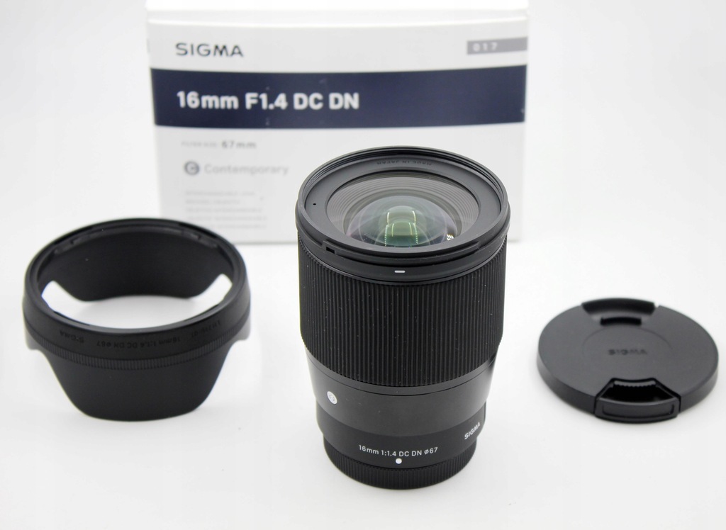 Sigma C 16mm f/1.4 DC DN ( Fujifilm X ) - używany - 13560011021 - oficjalne archiwum Allegro