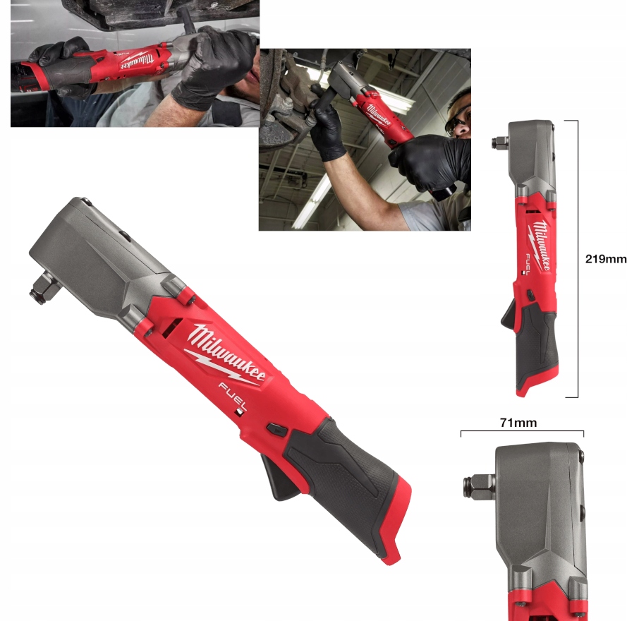 Milwaukee M12 FRAIWF12 Klucz Udarowy Grzechotka - 11132652622 - oficjalne archiwum Allegro
