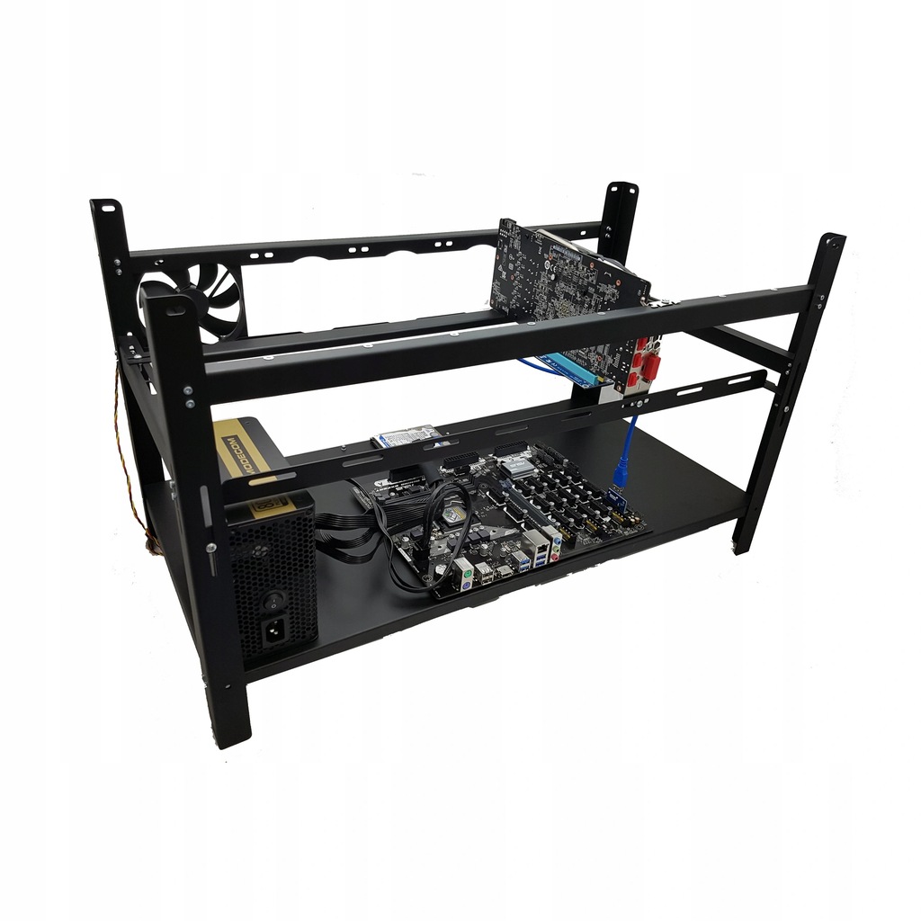 Obudowa Stelaż Koparki Kryptowalut 8 Kart Gratisy - 12157990958 - oficjalne archiwum Allegro