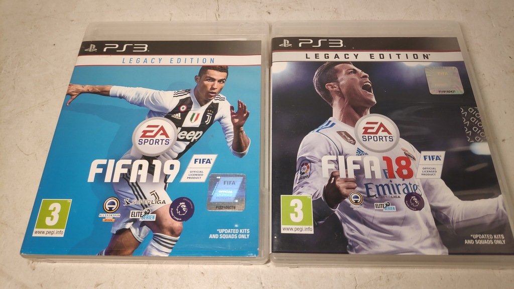 PS3 Fifa 19, Fifa 18 - 2 gry - 17075008328 - oficjalne archiwum Allegro