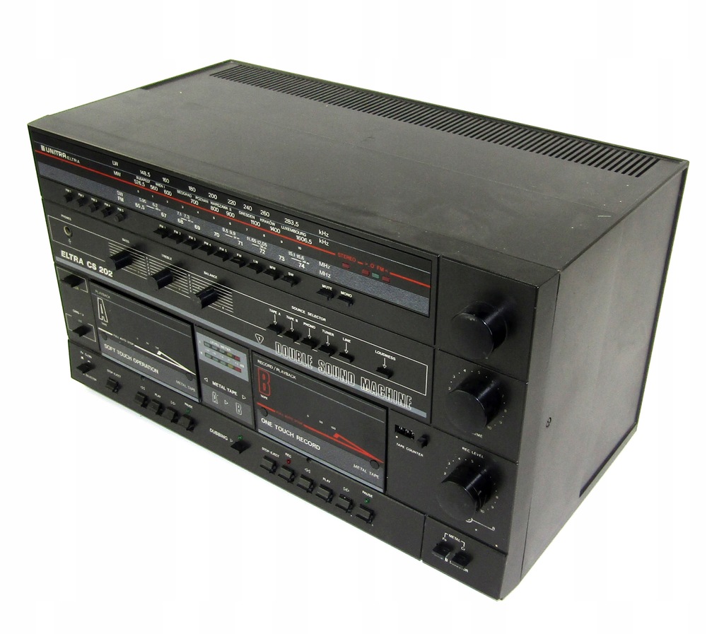 MAGNETOFON DWUKASETOWY UNITRA ELTRA CS 202 - 11456177006 - oficjalne ...