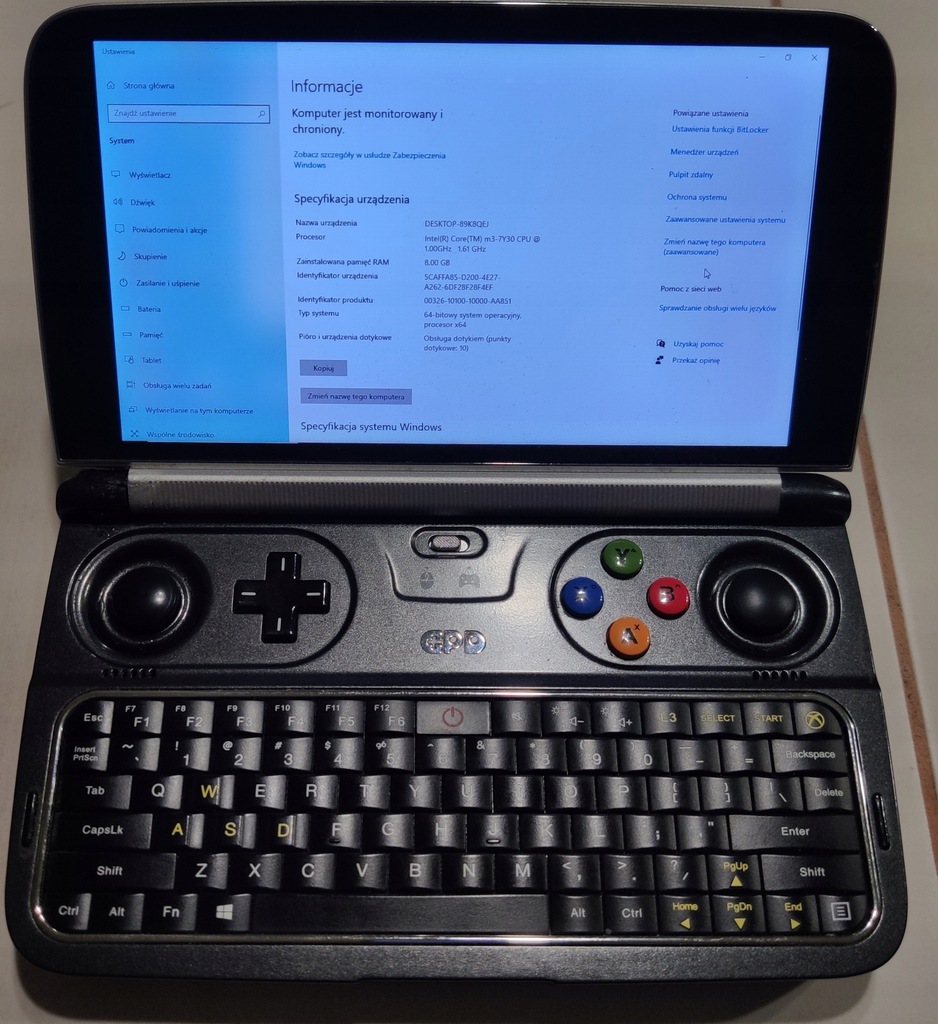GPD WIN 2 - 15070502263 - oficjalne archiwum Allegro