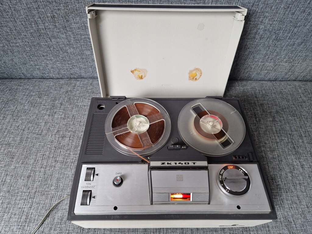 Magnetofon Szpulowy Grundig ZK 140 T Unitra PRL Oryginał SPRAWNY ...