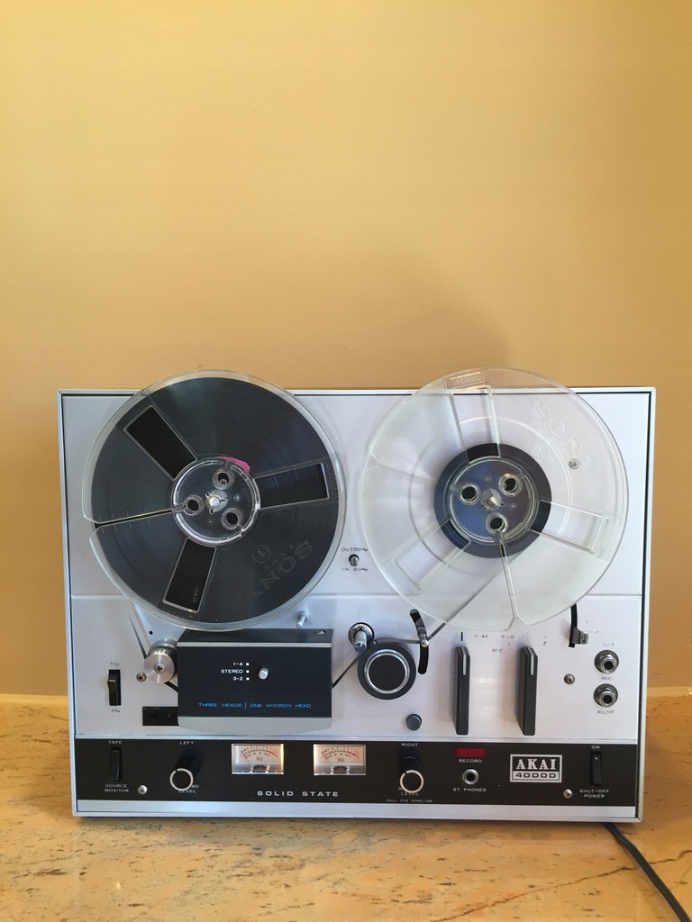 Magnetofon Szpulowy Akai 4000D - 13630817960 - oficjalne archiwum Allegro