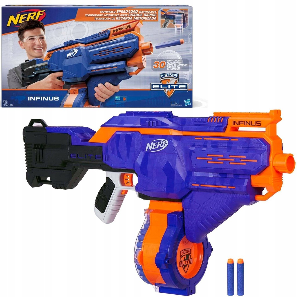 HASBRO NERF N-STRIKE ELITE WYRZUTNIA INFINUS E0438 - 11126926921 ... HASBRO NERF N-STRIKE ELITE WYRZUTNIA INFINUS E0438 - 11126926921 ...