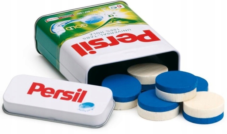 PERSIL drewniane tabletki do prania w puszce ERZI - 11509014395 ...