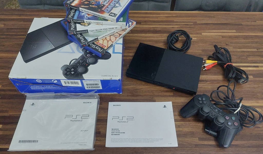 SONY PLAYSTATION 2 / PS2 SCPH-90004 + ZESTAW GIER - 12889231878 ...