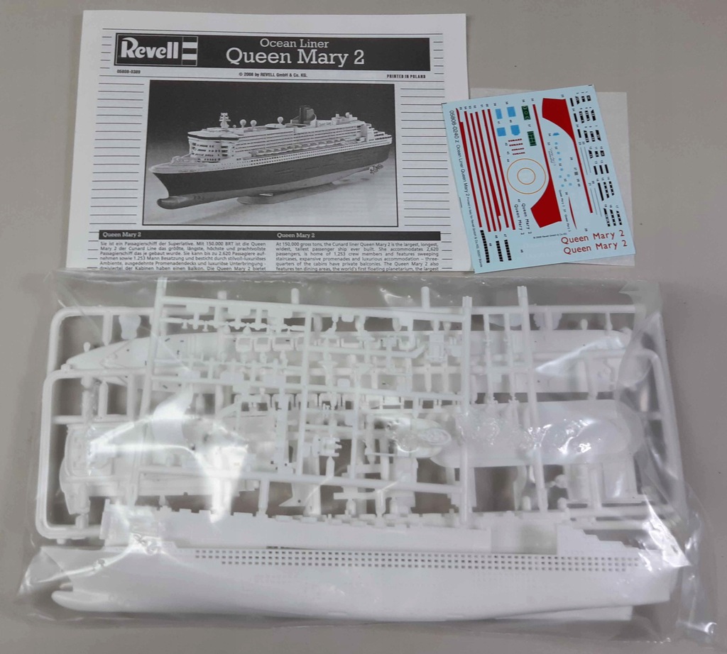 Купить Океанский лайнер Queen Mary 2 Revell 05808 1/1200: отзывы, фото ...