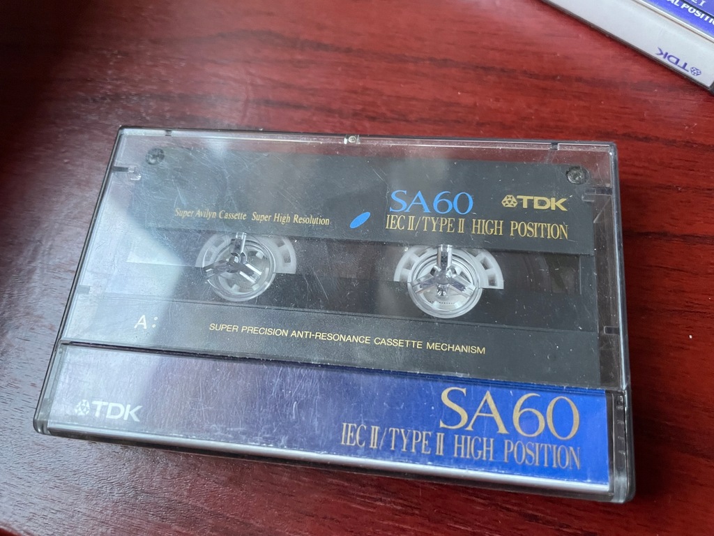Kaseta magnetofonowa TDK SA60 TYPE II - 13108970701 - oficjalne archiwum Allegro