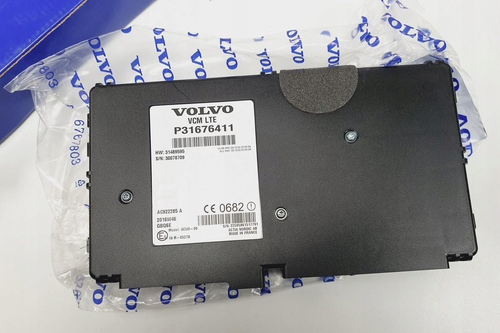 MODUŁ VCM LTE VOLVO V90 S90 XC90 XC60 II P31676411 - 12883688412 - oficjalne archiwum Allegro