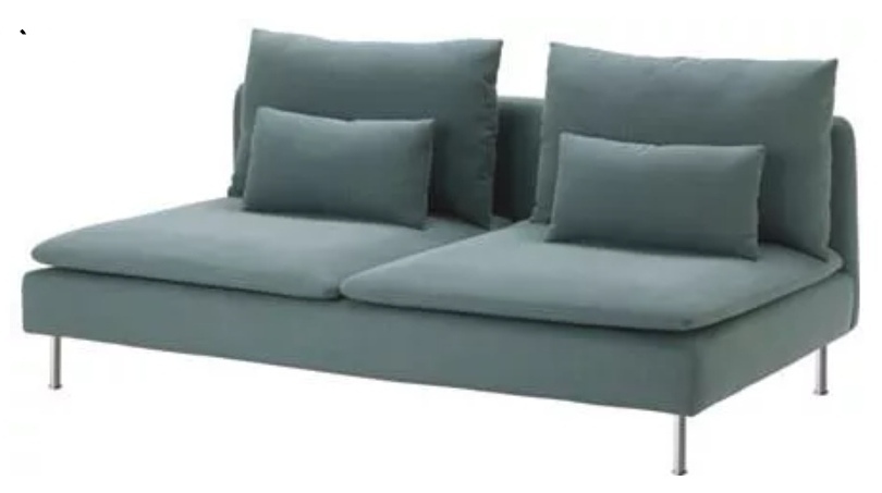 Ikea Soderhamn pokrycie sekcji 3 osob. turkusowy - 12701195211 ...
