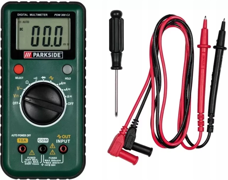MULTIMETR PARKSIDE PDM 300 C3 - 12707062148 - oficjalne archiwum Allegro