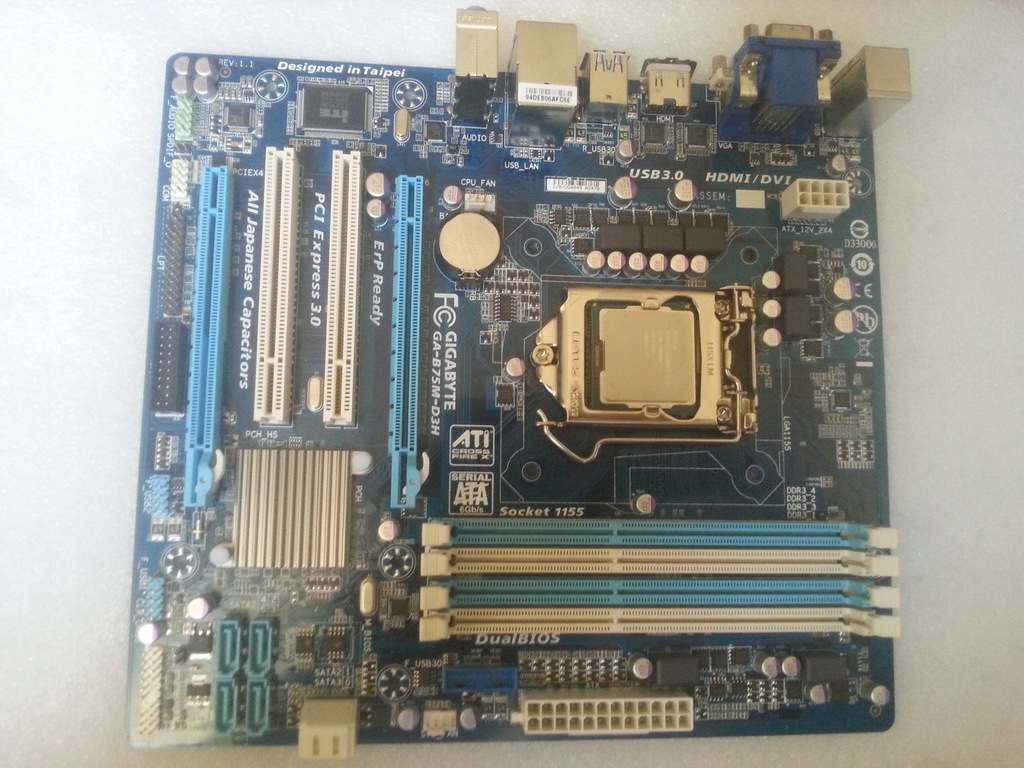 PŁYTA GIGABYTE GA-B75M-D3H - 12146646415 - oficjalne archiwum Allegro