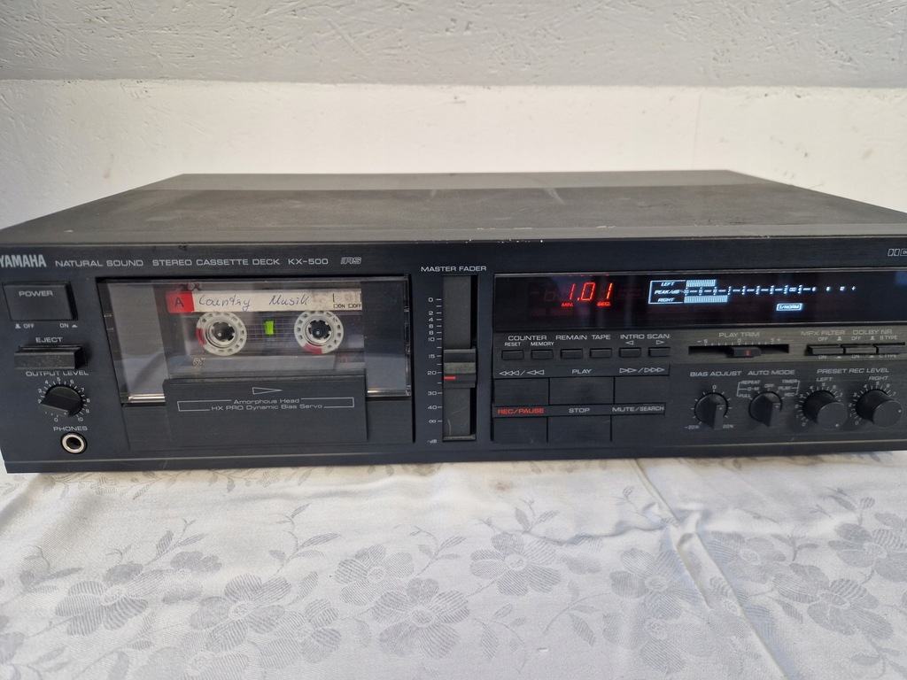 YAMAHA MAGNETOFON DECK KX-500 - 17299850387 - oficjalne archiwum Allegro