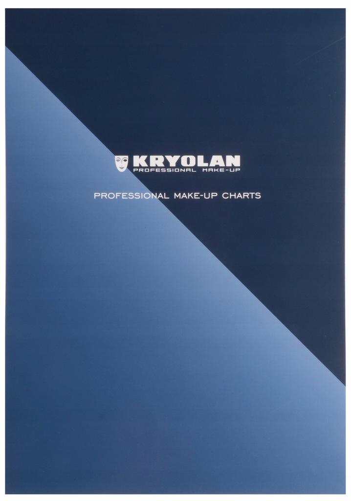 KRYOLAN CHARTS Szablony do projektowania makijażu - 7558460427 ...