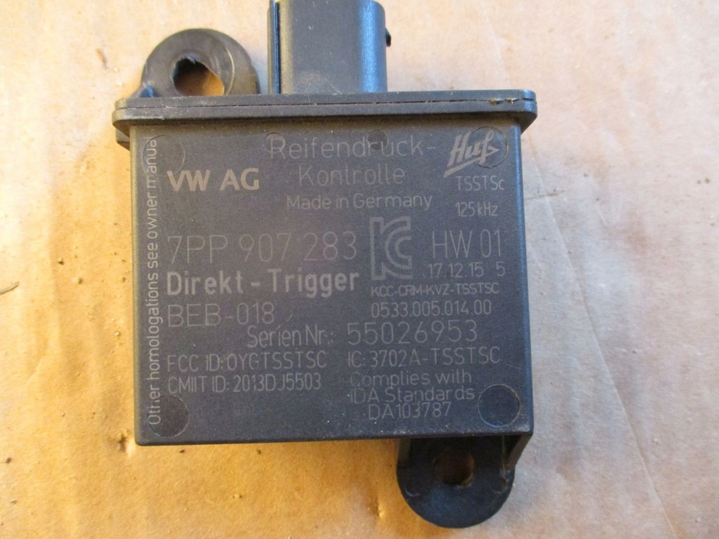 PORSCHE BOXSTER 981 STEROWNIK CIŚNIENIA 7PP907283 - 7642810029 ...