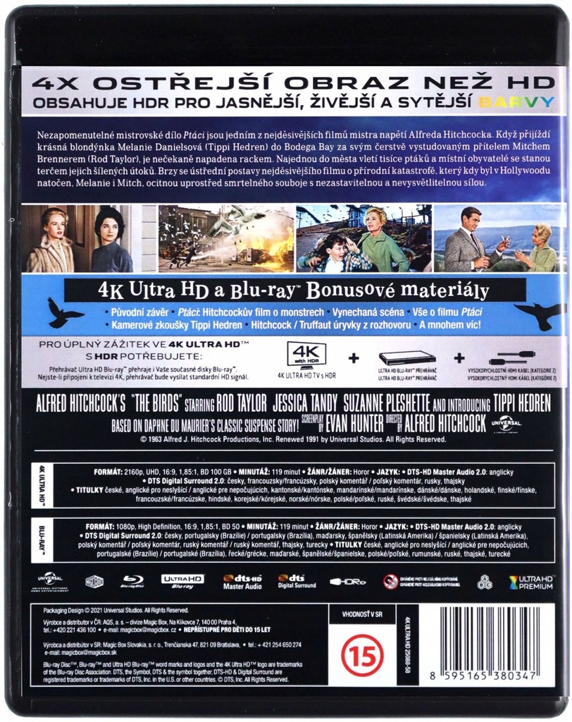Купить ПТИЦЫ [BLU-RAY 4K]+[BLU-RAY] Лектор PL: отзывы, фото и ...
