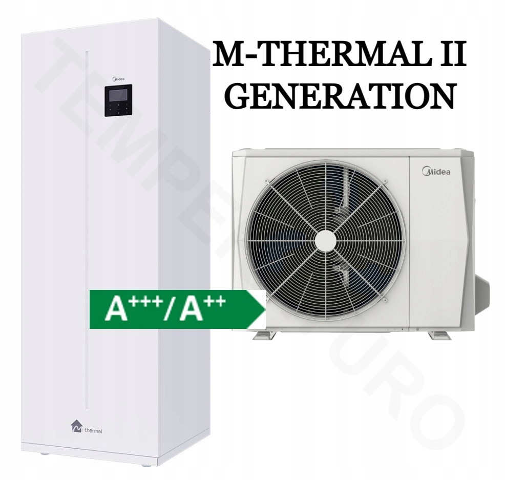 Pompa Ciepła ALL IN ONE M-THERMAL 4kW/190l - 15074173459 - oficjalne archiwum Allegro