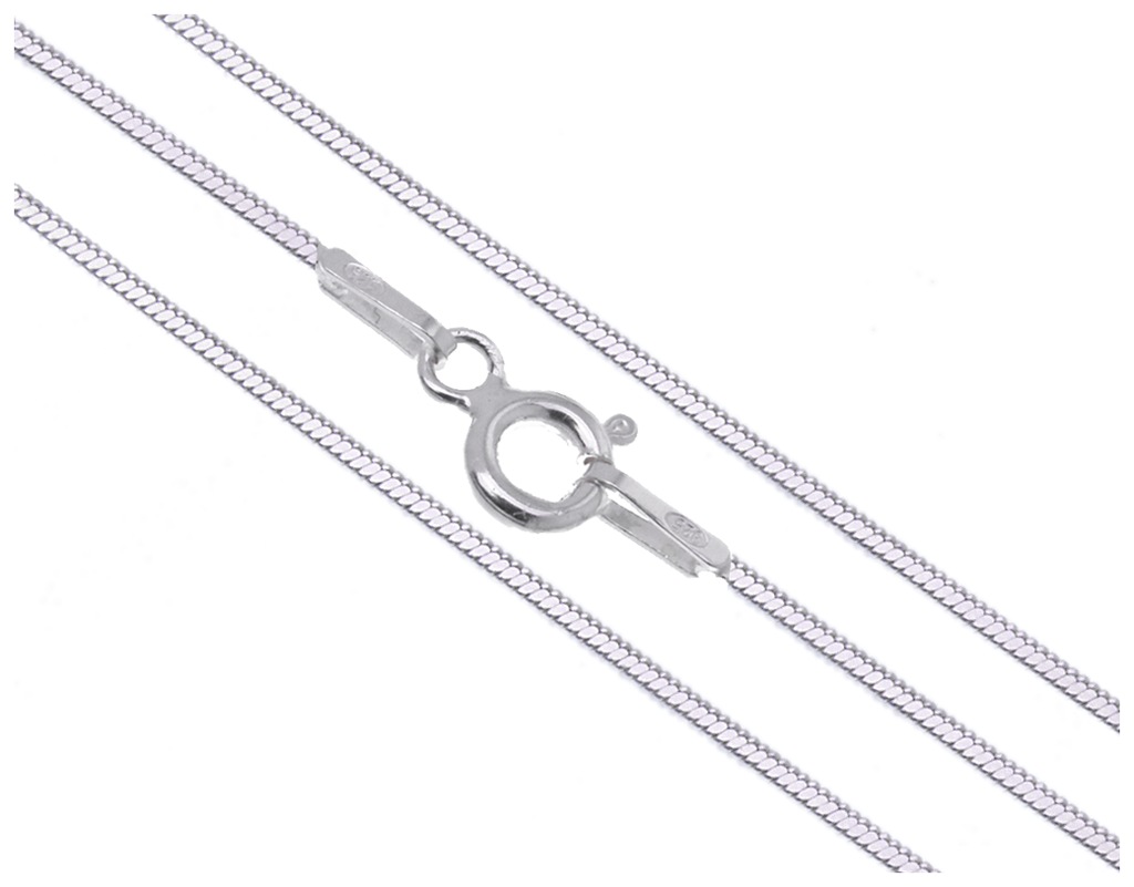 ŁAŃCUSZEK DAMSKI SREBRNY 925 ŻYŁKA LINKA 1mm 50cm - 6798742464 - oficjalne archiwum Allegro