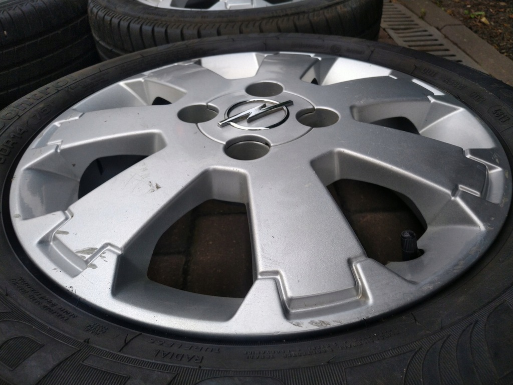 Felgi Aluminiowe Oryg. Opel Agila 14 cali 4x100 - 12733227212 ...