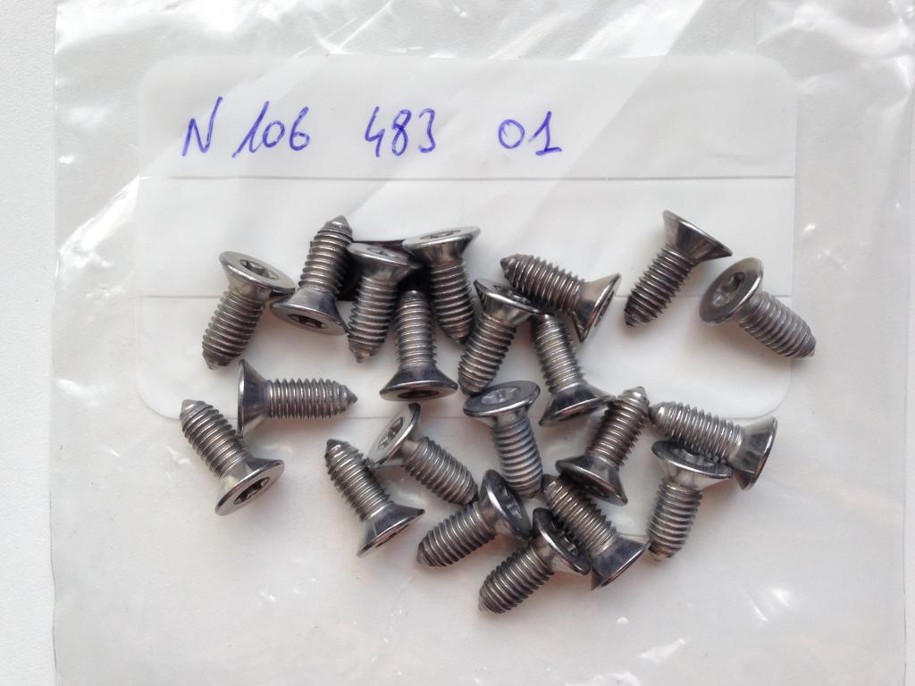 Śruba montażowa tarcz ham VW Audi Seat N10648301 - 9381609511 ...