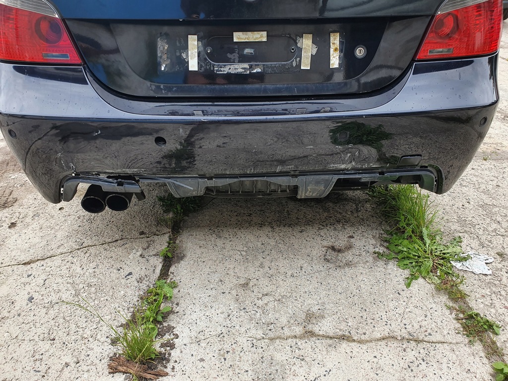 ZDERZAK TYLNY TYŁ BMW E60 M PAKIET CARBONSCHWARZ - 9508313095 - oficjalne archiwum Allegro