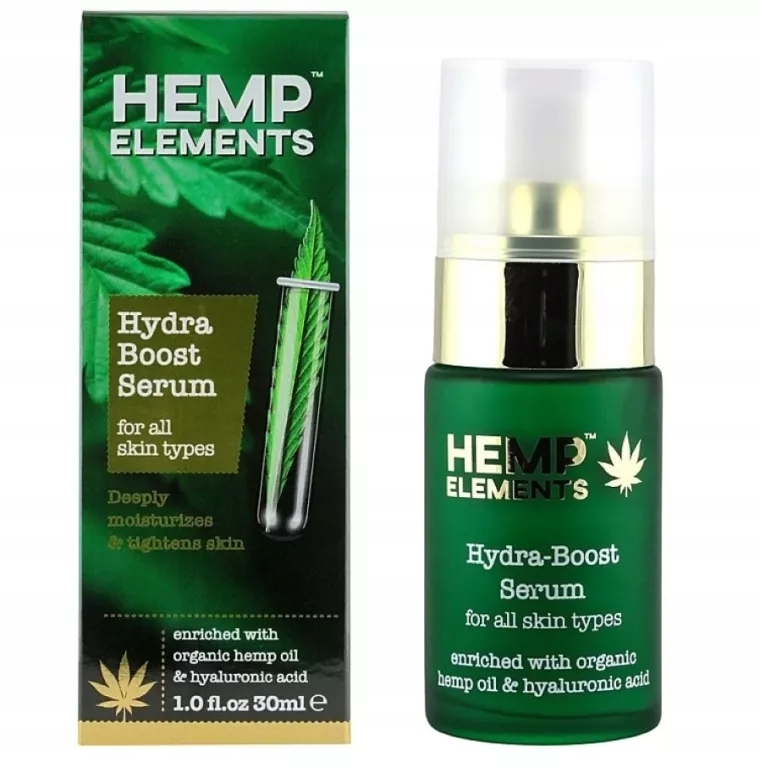 HEMP ELEMENTS HYDRA BOOST SERUM NAWILŻAJĄCE 30ML - 12983509155 - oficjalne archiwum Allegro