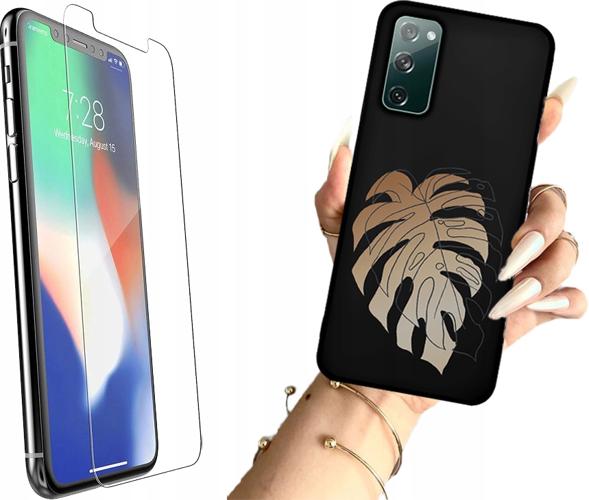 ETUI MATOWE MAT CASE NA SAMSUNG GALAXY S20 FE TELEFON WZORY KWIATY + SZKŁO - 16100058151 ...