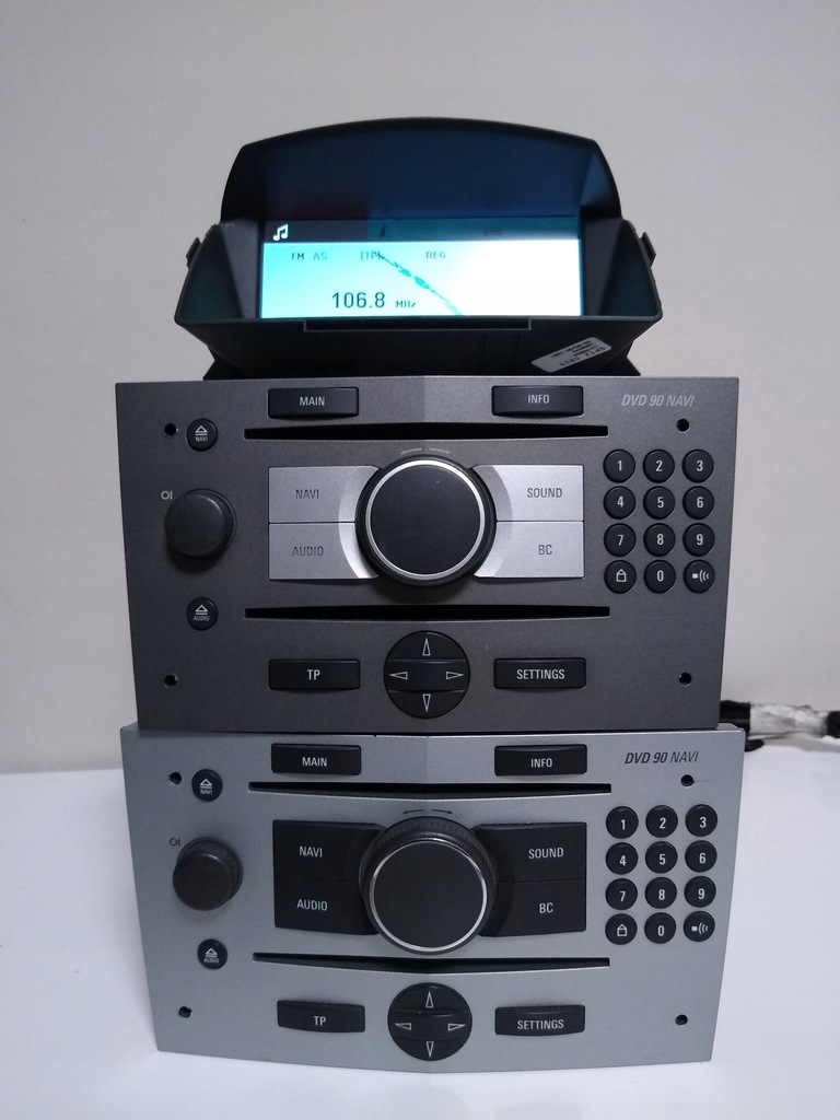 Radio DVD90 NAVI Opel Astra Zafira - 12833327185 - oficjalne archiwum Allegro