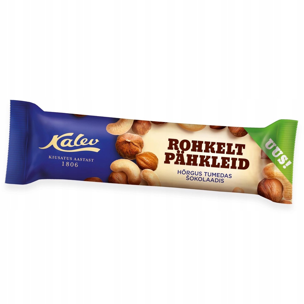 BATONIK ORZECHOWY W CIEMNEJ CZEKOLADZIE BIO 40g - 11551109586 ...