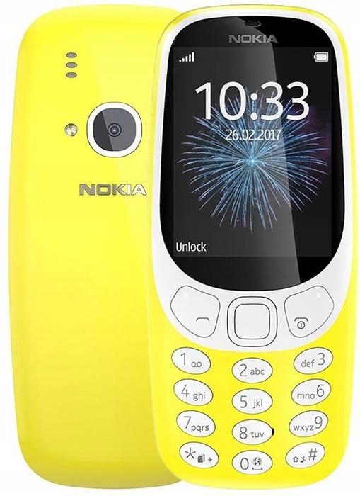 Nokia 3310 2017 3G TA-1006 DualSim Yellow - 8878253230 - oficjalne ...