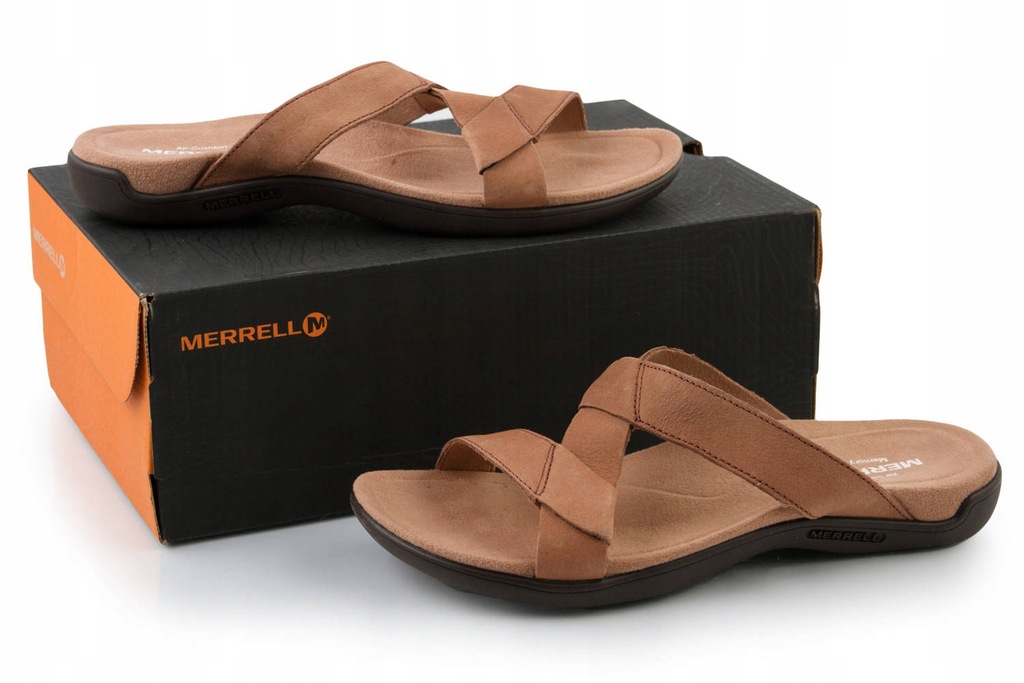Klapki MERRELL DISTRICT SLIDE damskie skóra r 38 - 11251931510 ...