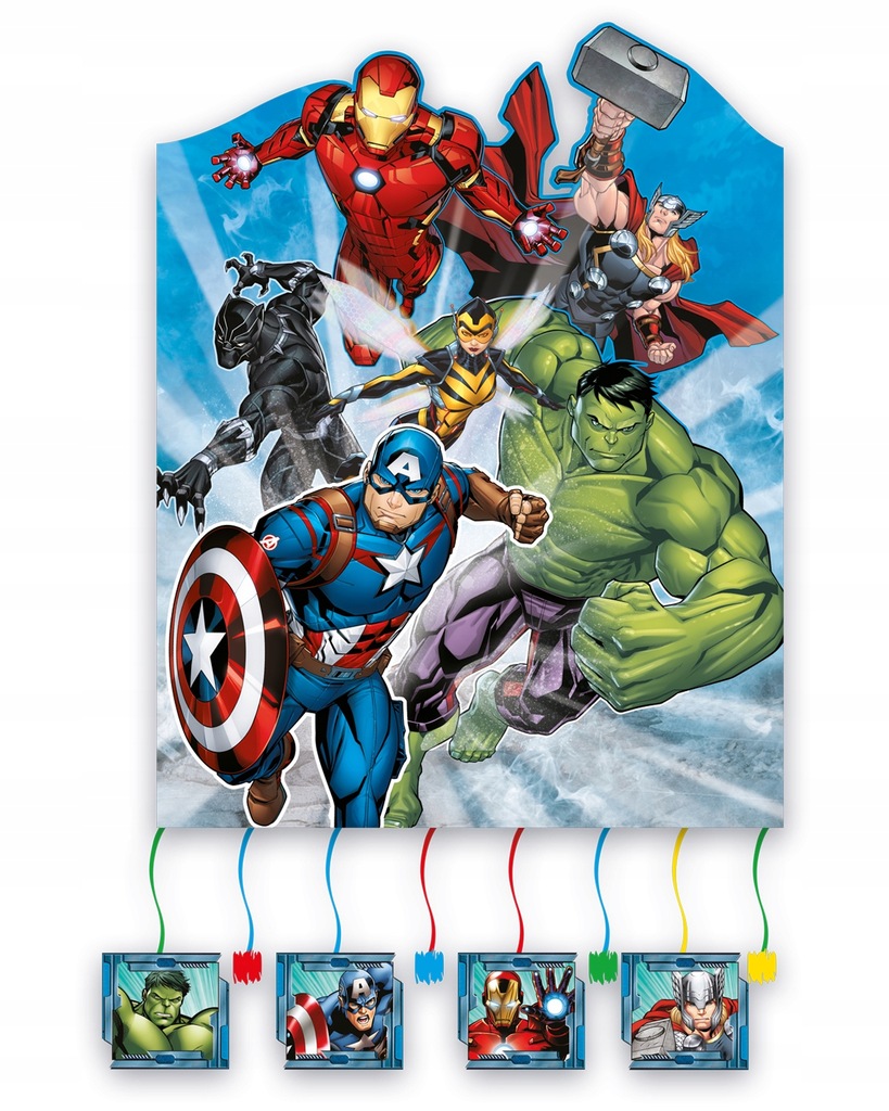 Pinata Piniata AVENGERS Marvel Superbohaterowie Urodziny Party ...