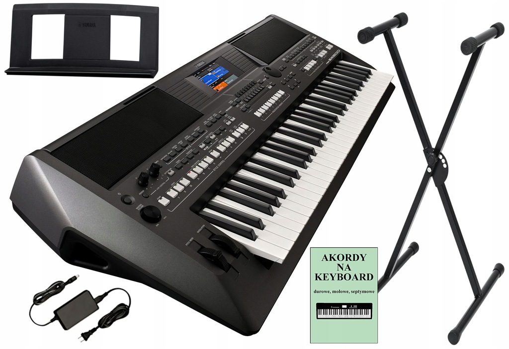 YAMAHA PSR-SX600 Keyboard + Statyw + Akordy - 11182915174 - oficjalne archiwum Allegro