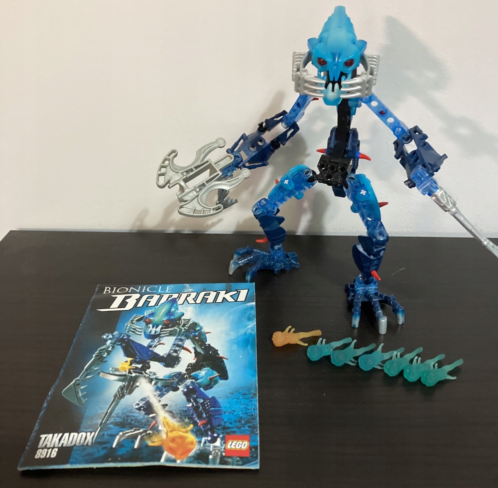 LEGO BIONICLE 8916 Takadox + Instrukcja i amunicja - 12575898676 ...