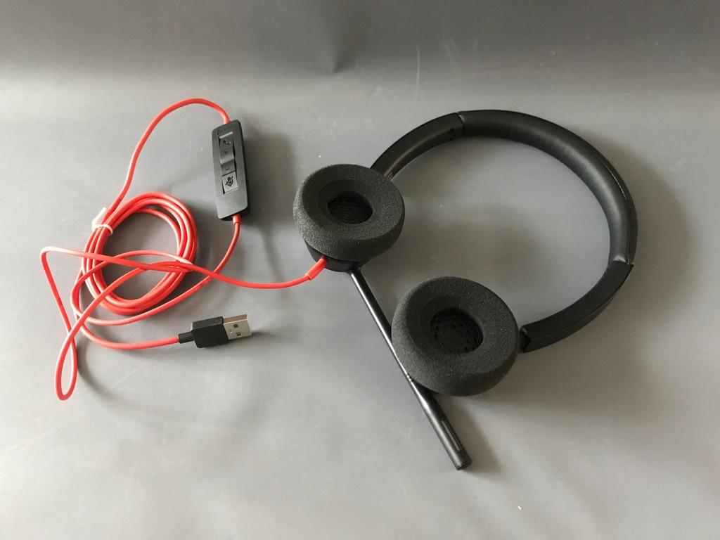 SŁUCHAWKI PRZEWODOWE POLY BLACKWIRE C3320 USB-A - 12417993218 ...