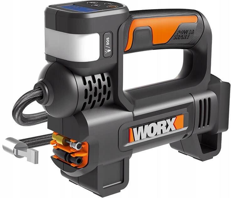 Kompresor z latarką akumulatorowy Worx WX092.9 - 11874727804 ...
