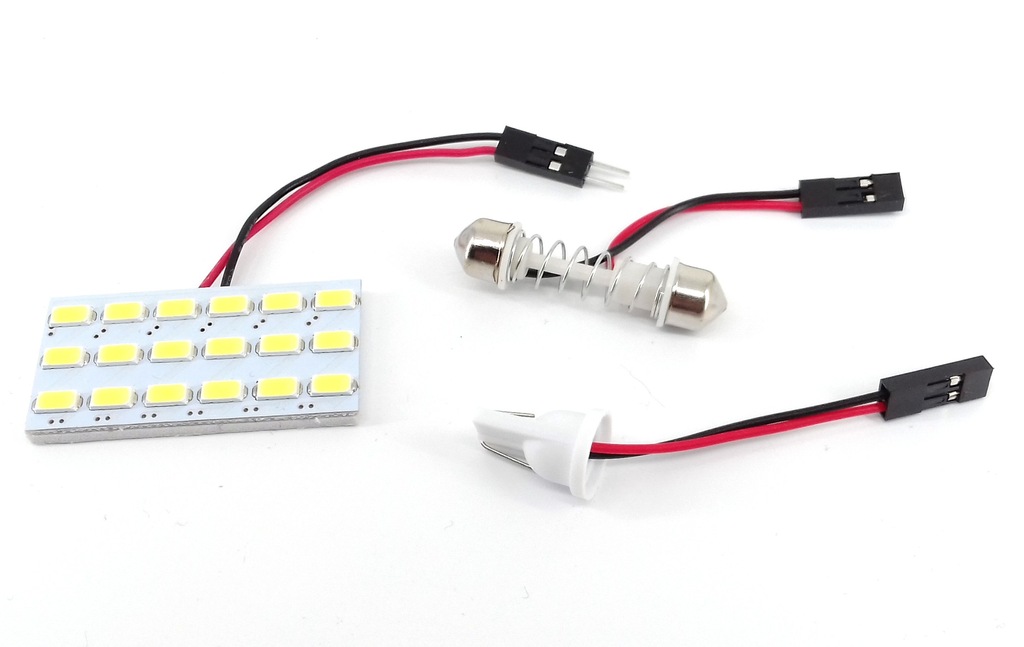 LED panel 6x3 T10 12V 9W, W5W, W10W, SV8.5 720lm - 7389708101 - oficjalne archiwum Allegro