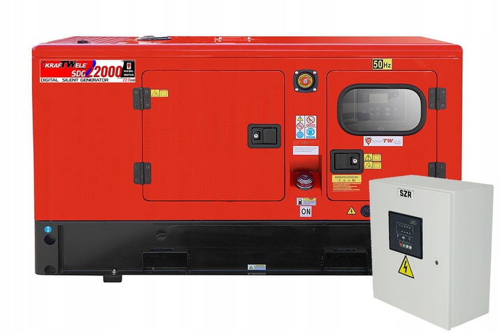 AGREGAT GENERATOR PRĄDOTWÓRCZY WYCISZONY 22kVA ATS - 12154969371 - oficjalne archiwum Allegro