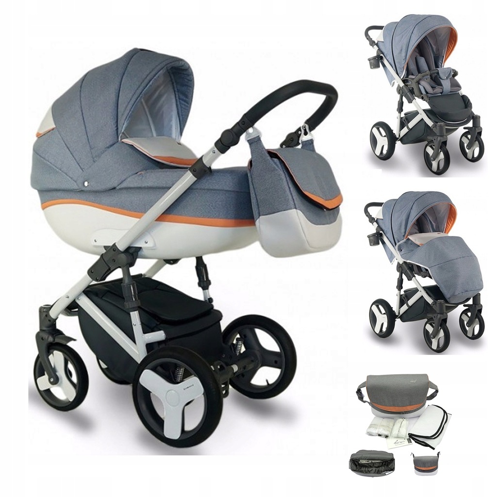 WÓZEK WIELOFUNKCYJNY BEXA IDEAL NEW 3W1 + GRATISY - 7514321095 - oficjalne archiwum Allegro