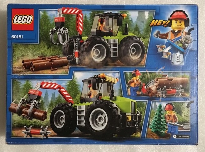 LEGO CITY 60181 - TRAKTOR LEŚNY - 11530280203 - oficjalne archiwum Allegro